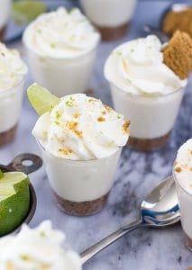 Key Lime Pie Cheesecake Dessert Shooters (On Gingersnap Crusts ...