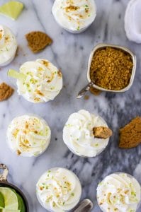 Key Lime Pie Cheesecake Dessert Shooters (On Gingersnap Crusts ...