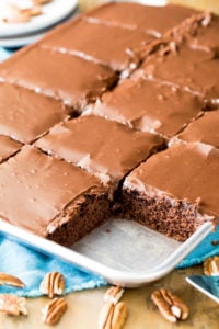 Best Texas Sheet Cake Recipe (with Video!) - Sugar Spun Run
