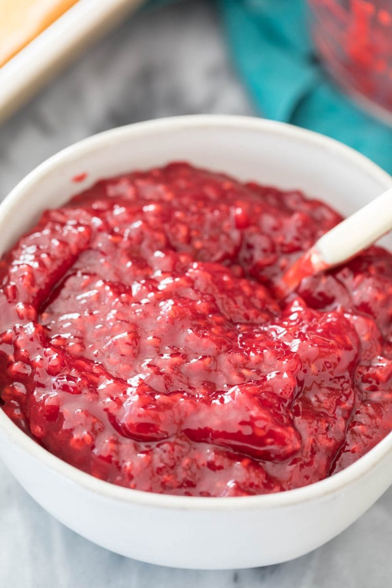 Raspberry Cake Filling - Sugar Spun Run