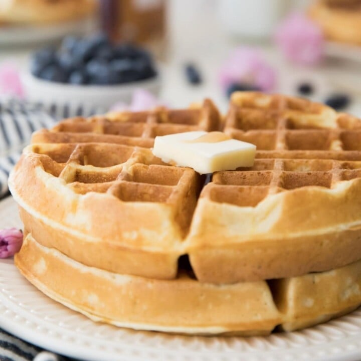 My Favorite Waffle Recipe - Sugar Spun Run