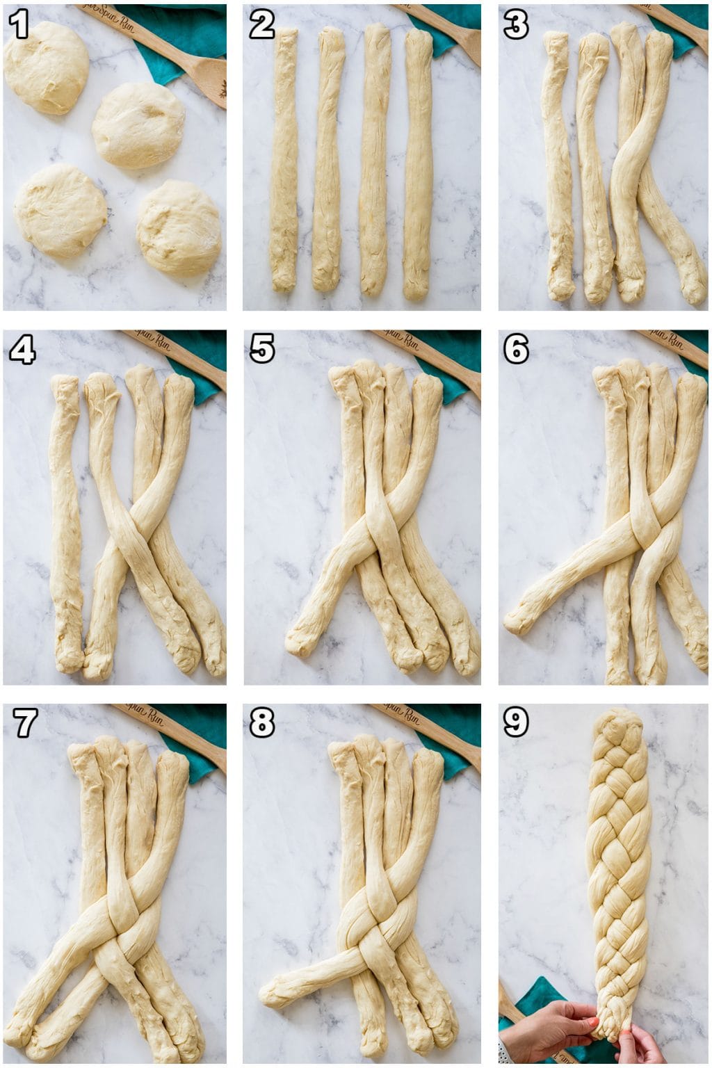 Sweet Bread (Braided Bread) - Sugar Spun Run