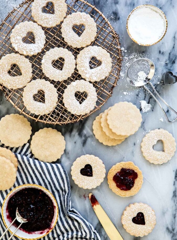 Linzer Cookies - Sugar Spun Run