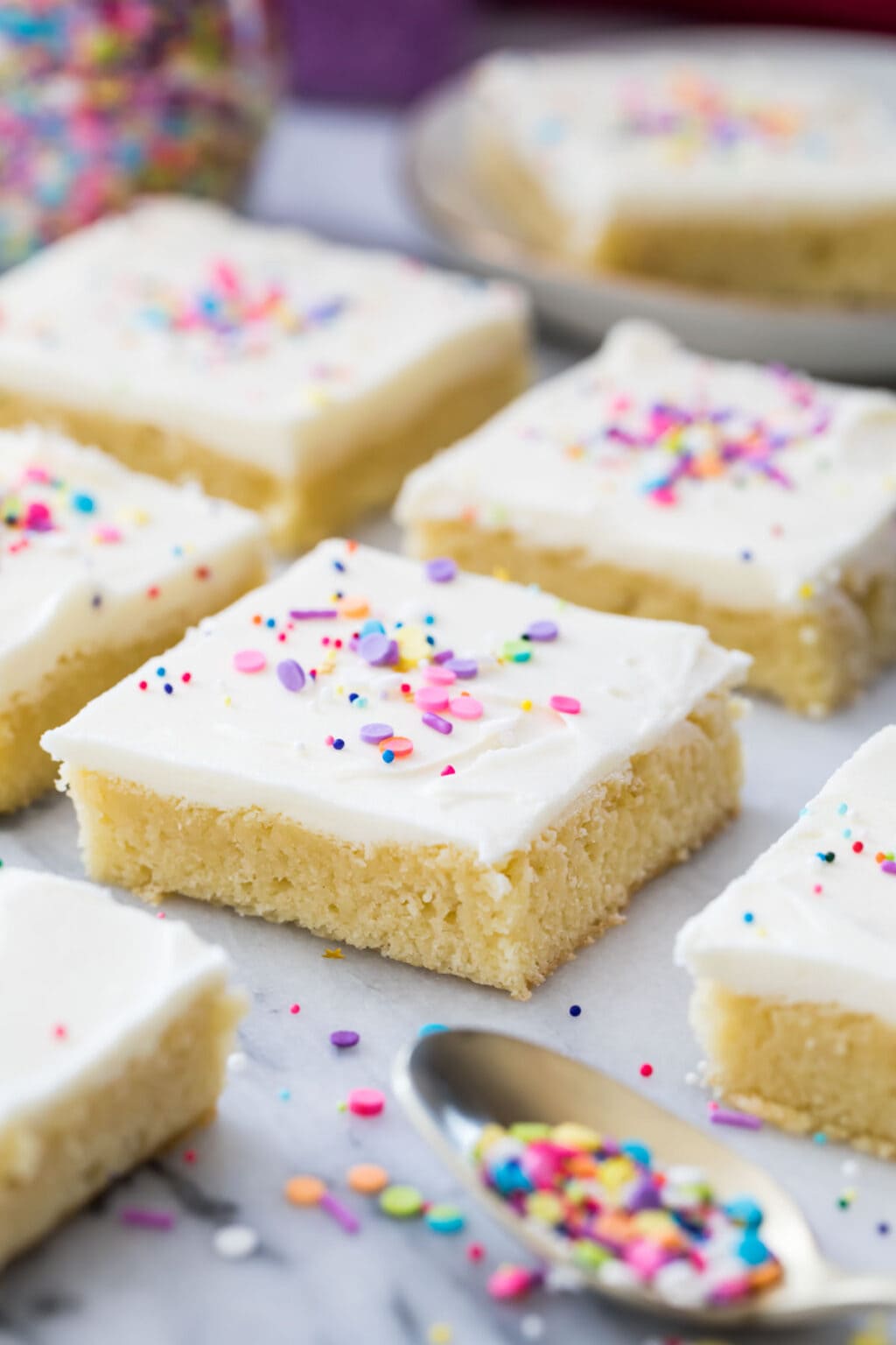 Sugar Cookie Bars - Sugar Spun Run