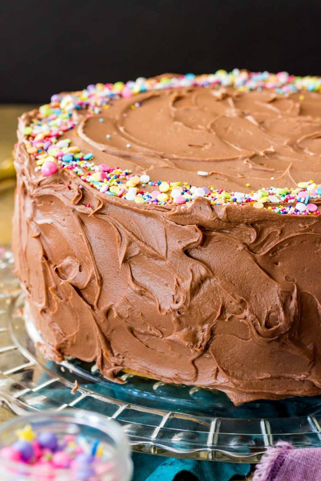 The Best Vanilla Cake Recipe - Sugar Spun Run