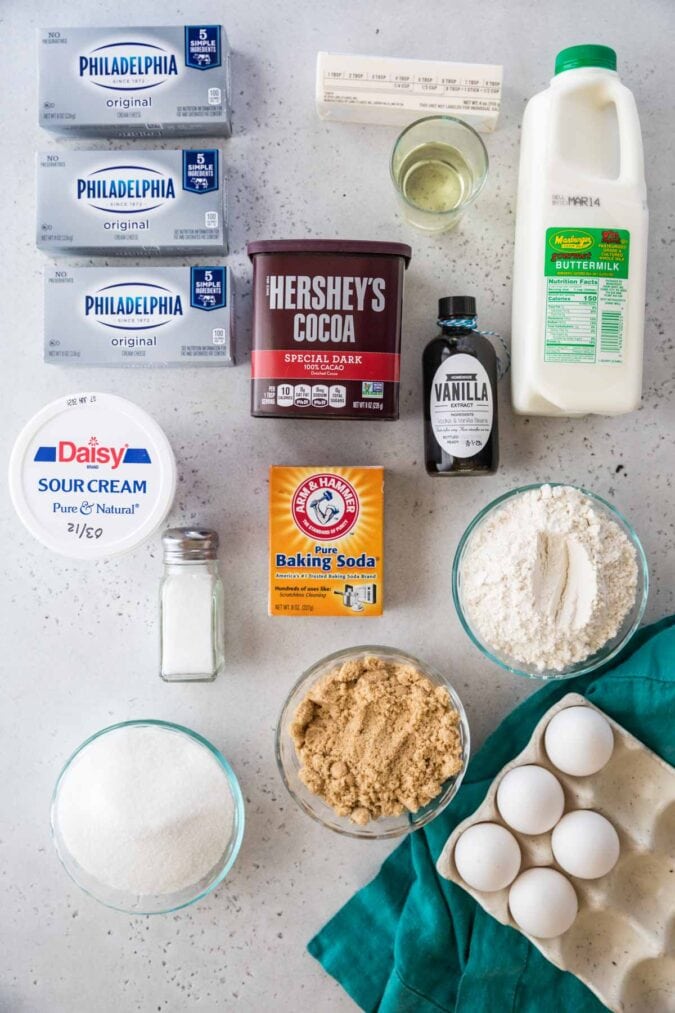 Cheesecake Stuffed Chocolate Cake - Sugar Spun Run