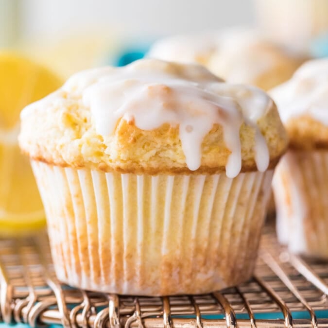 Lemon Muffins - Sugar Spun Run