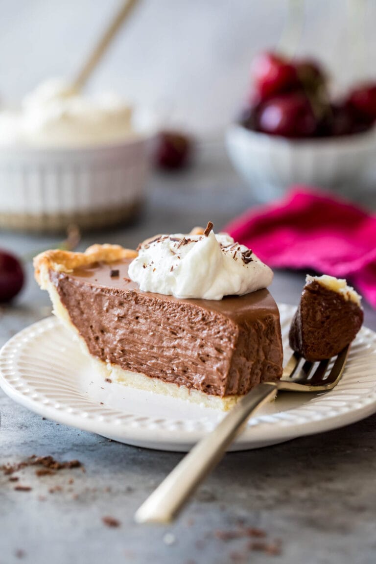 French Silk Pie - Sugar Spun Run