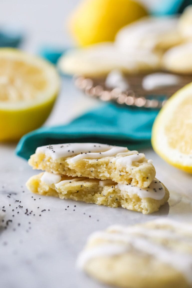 Lemon Poppy Seed Cookies - Sugar Spun Run