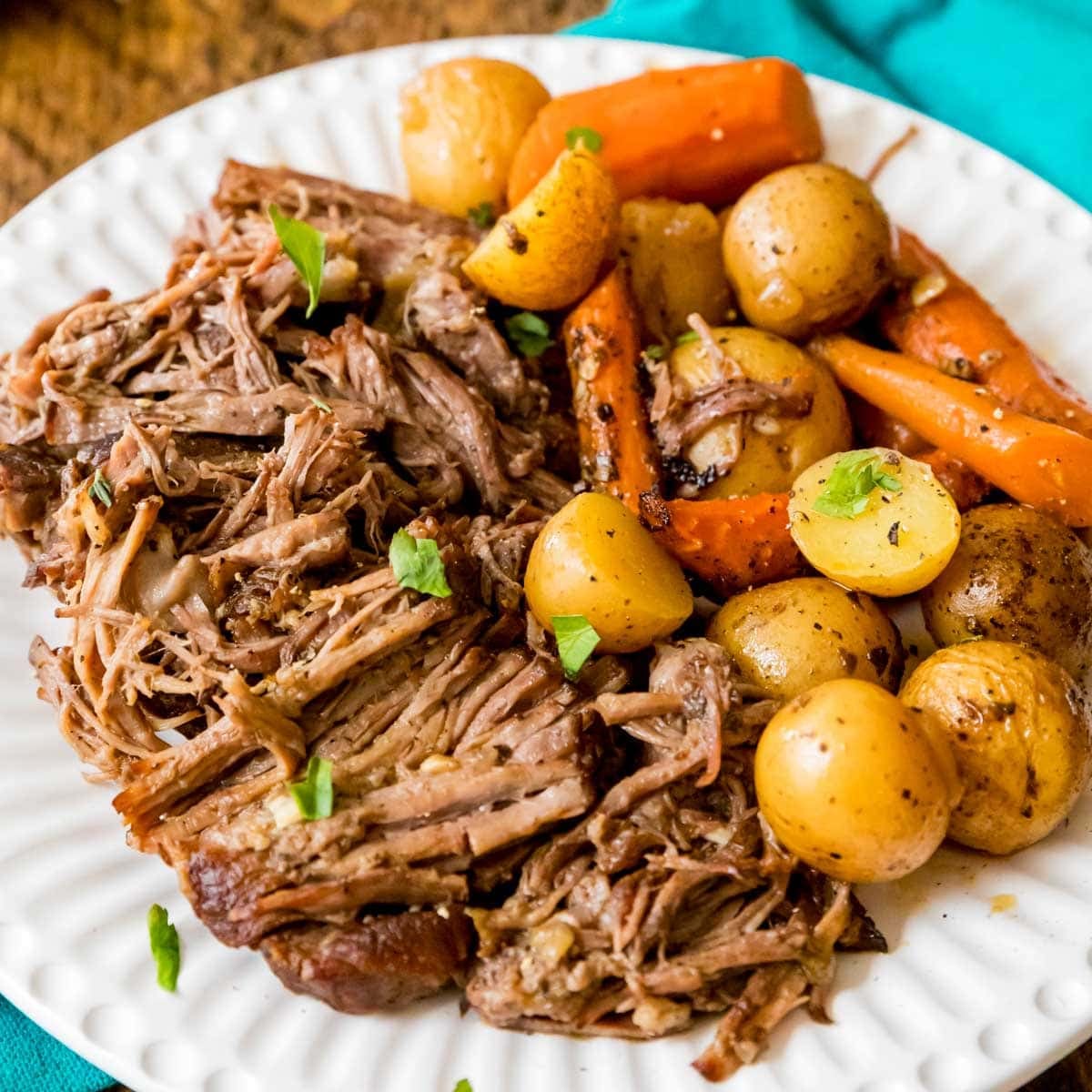 Oven Pot Roast With Potatoes And Carrots Sweet Tea And A Smile: Pot