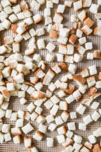 How to Make Bread Cubes for Stuffing - Sugar Spun Run