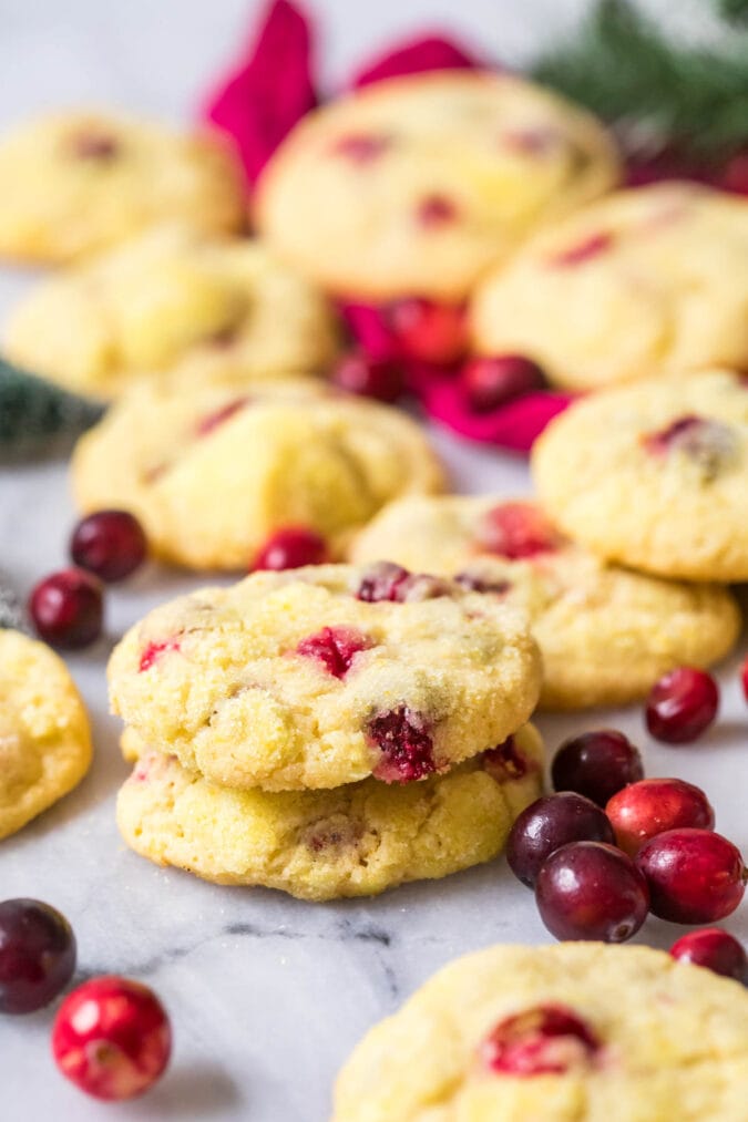 Orange Cranberry Cookies - Sugar Spun Run