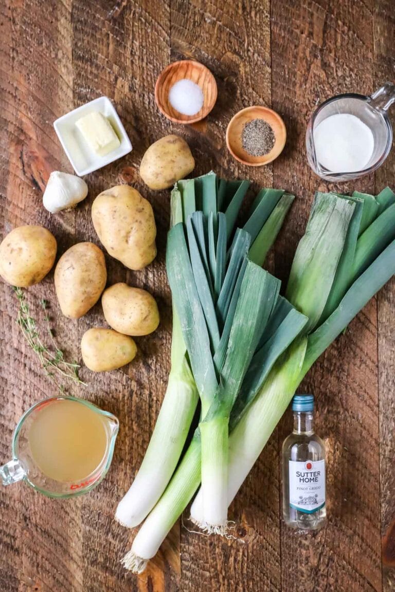 Potato Leek Soup - Sugar Spun Run
