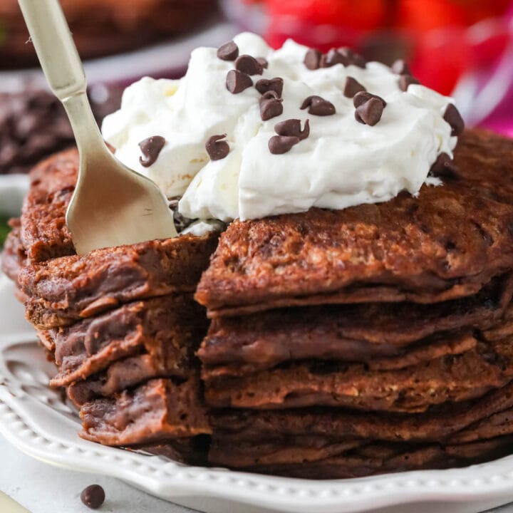 Chocolate Pancakes - Sugar Spun Run