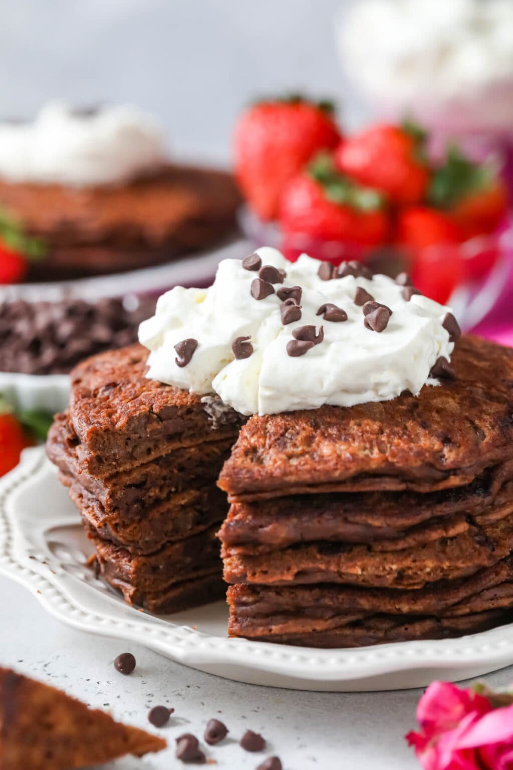 Chocolate Pancakes - Sugar Spun Run