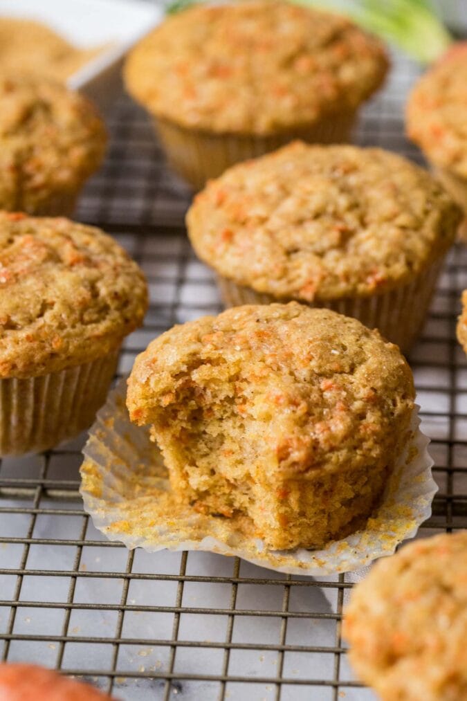 Carrot Muffins - Sugar Spun Run