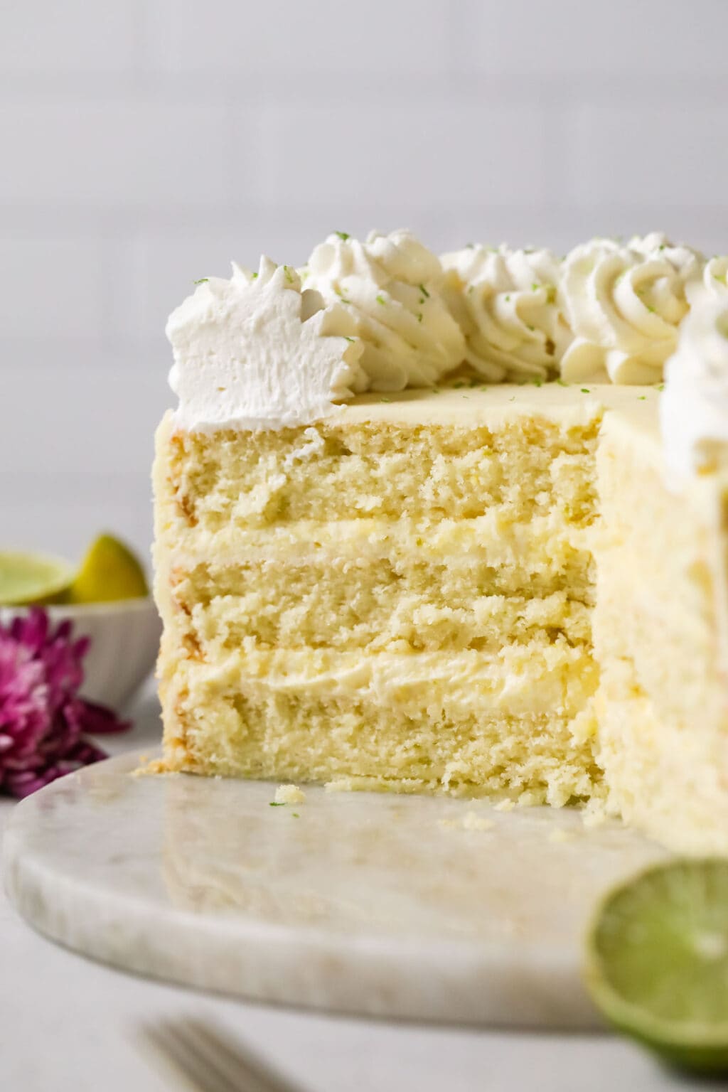 Key Lime Cake - Sugar Spun Run