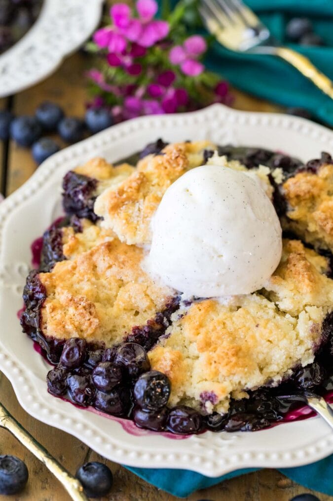 Blueberry Cobbler - Sugar Spun Run