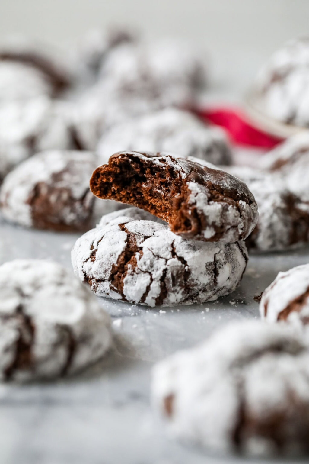 Chocolate Crinkle Cookies - Sugar Spun Run