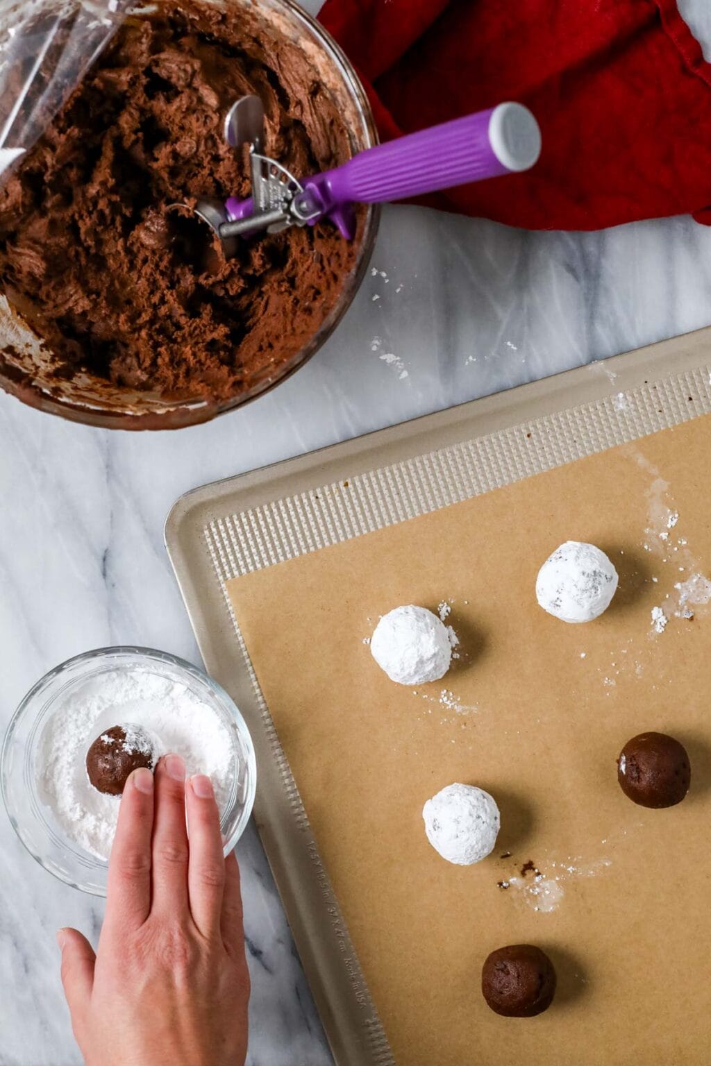 Chocolate Crinkle Cookies - Sugar Spun Run